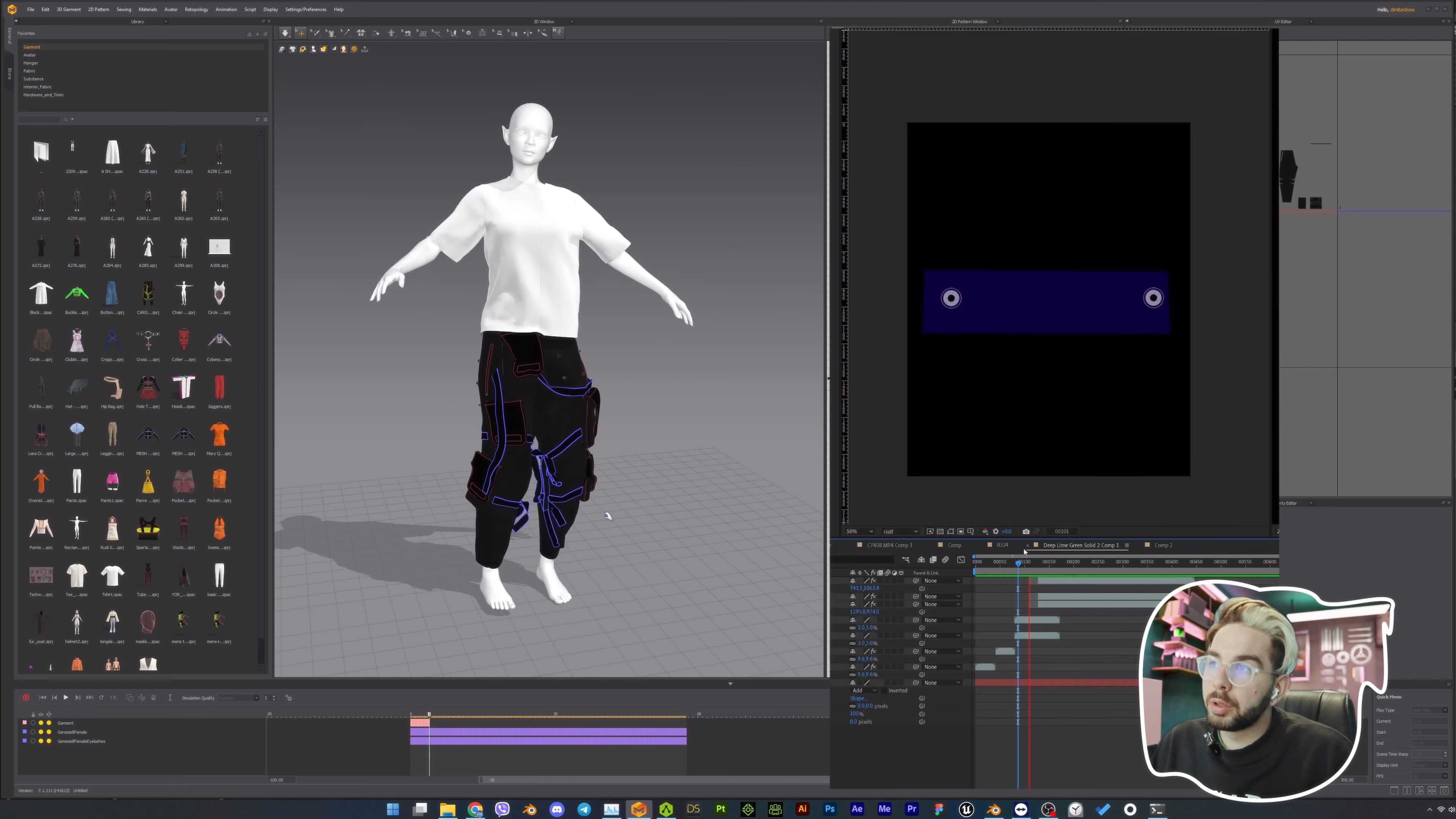 Create an animation render masterpiece: follow Dimitar Drew's mocap, retargeting, DAZ 3D ...